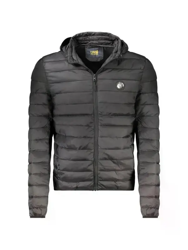 Roberto Cavalli Padded Hooded Jacket - Black
