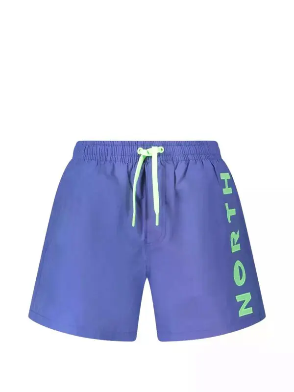 NORTH SAILS Logo-print Drawstring Swim Shorts - Blue
