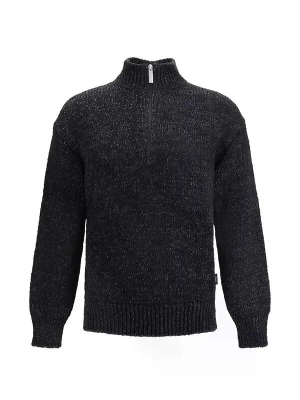 Herno Half-zip Sweater - Black