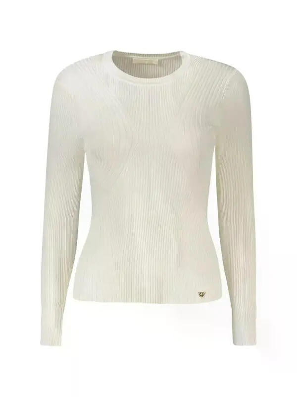 Guess Ribbed-knit Sweater - White