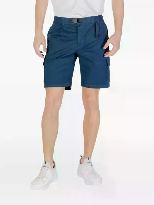 BOSS Belted Cargo Shorts - Blue