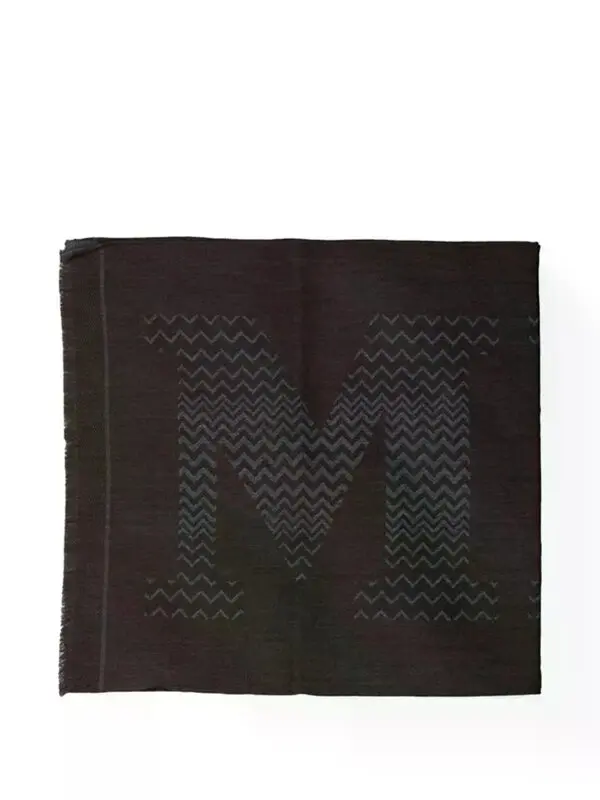 Missoni Logo-intarsia Scarf - Brown