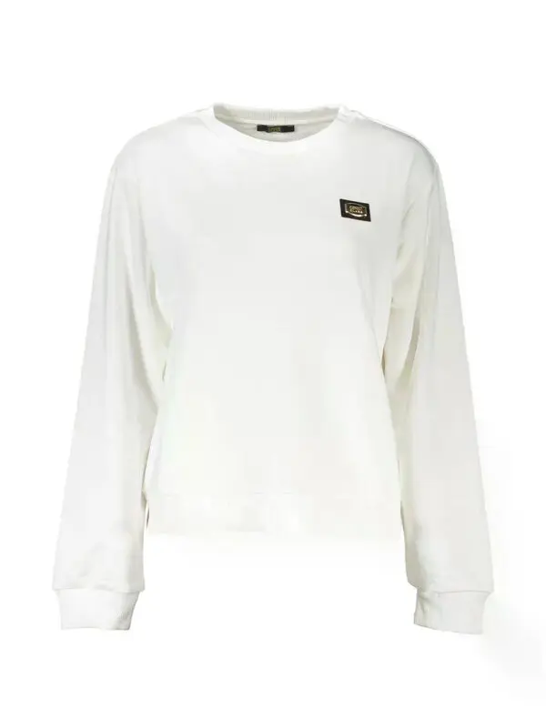 Roberto Cavalli Logo-patch Sweatshirt - White