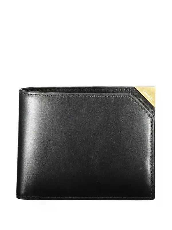 Calvin Klein Logo-plaque Leather Wallet - Black
