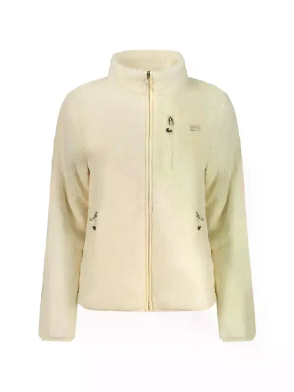 NORWEGIAN RAIN Fleece Zip-up Sweater - Neutrals