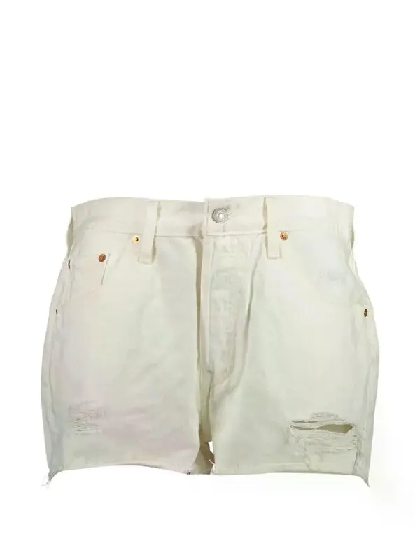 LEVI'S 501 Distressed Pocket Shorts - Neutrals