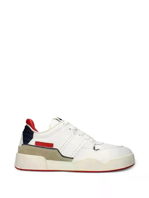 MARANT Leather Sneakers - White