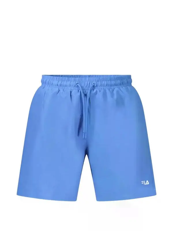 FILA Logo-print Drawstring Swim Shorts - Blue
