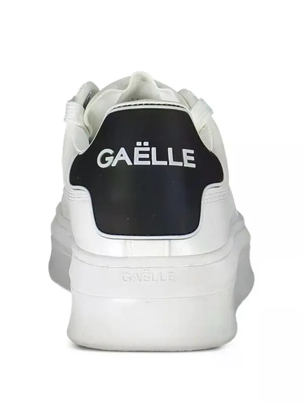 GAELLE PARIS Platform Lace-up Sneakers - White