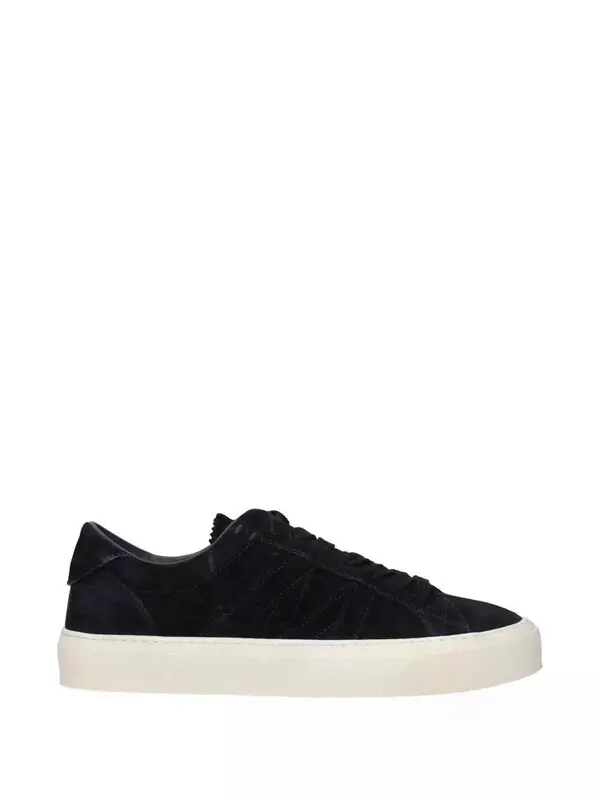 Moncler Suede Low-top Sneakers - Blue