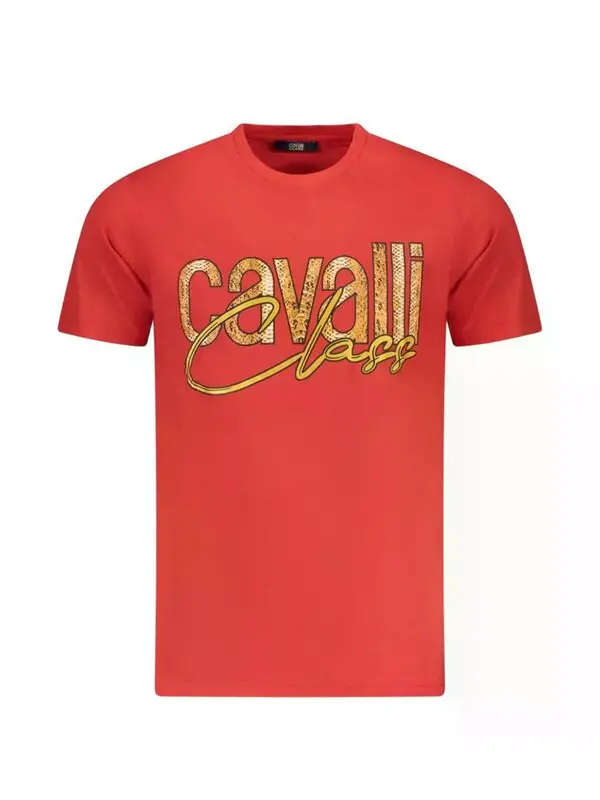 Roberto Cavalli Logo-print T-shirt - Red
