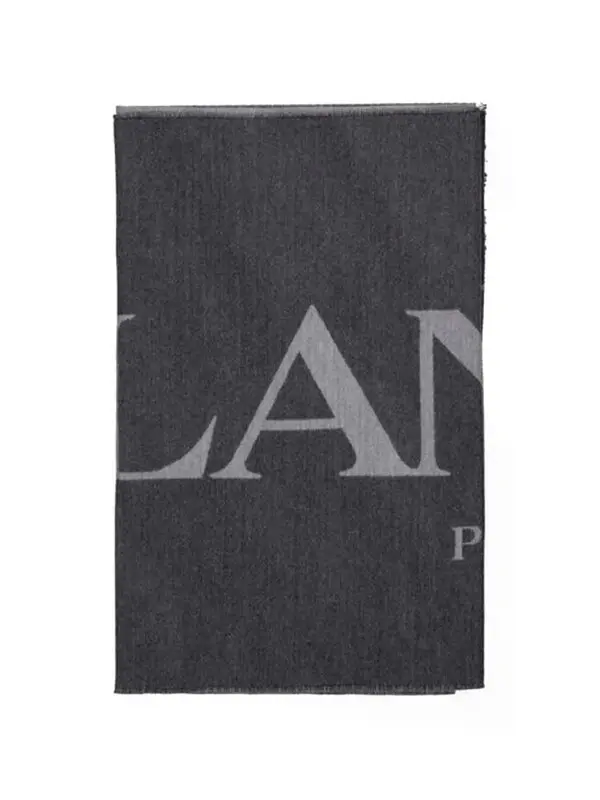 LANVIN Logo-print Silk Scarf
