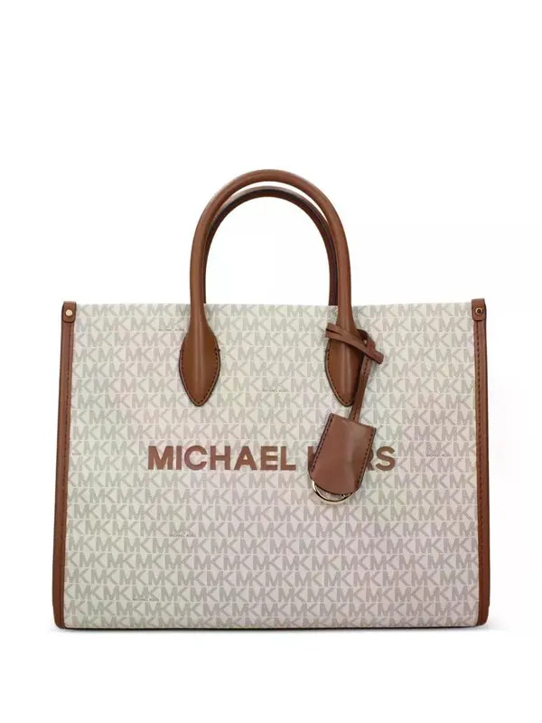 Michael Kors Monogram-print Tote Bag With Logo Lettering