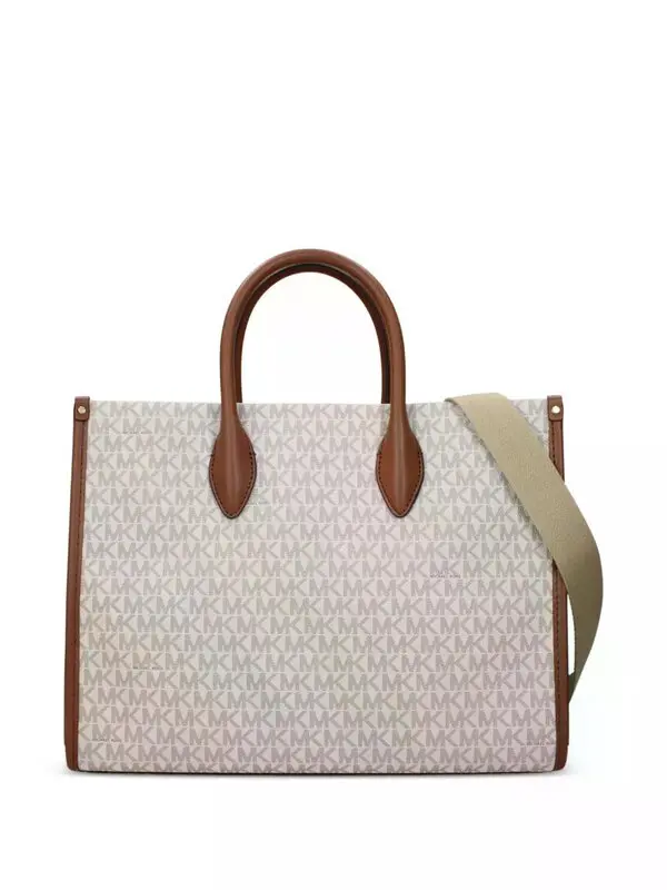 Michael Kors Monogram-print Tote Bag With Logo Lettering