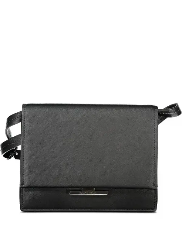 Calvin Klein Foldover Cross-body Bag - Black