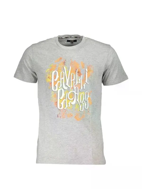 Roberto Cavalli Graphic-print T-shirt - Grey