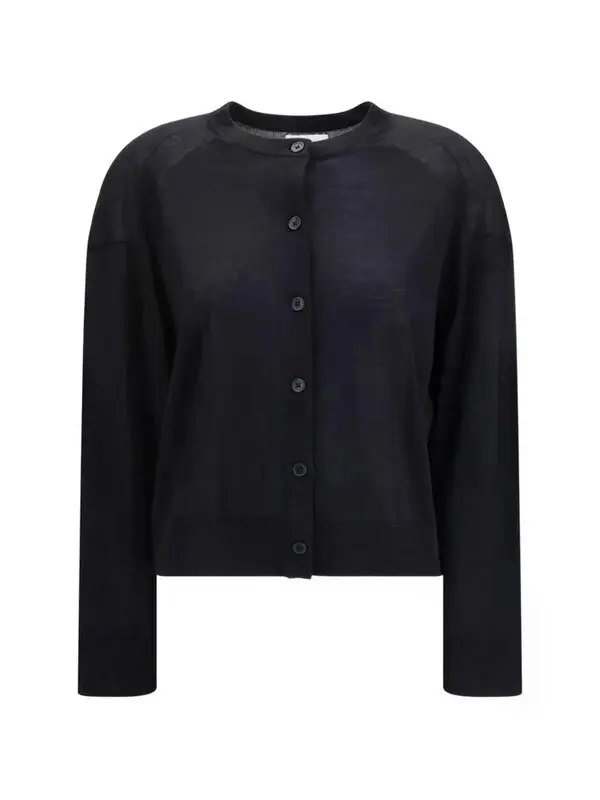 Loulou De Saison Fine-knit Cardigan - Black