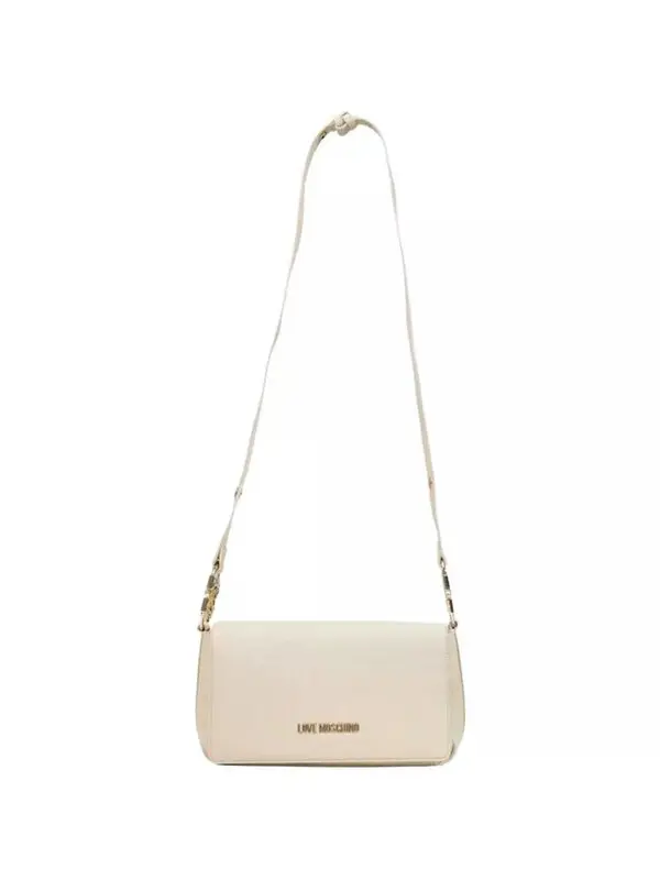 Moschino Logo-plaque Crossbody Bag - Neutrals
