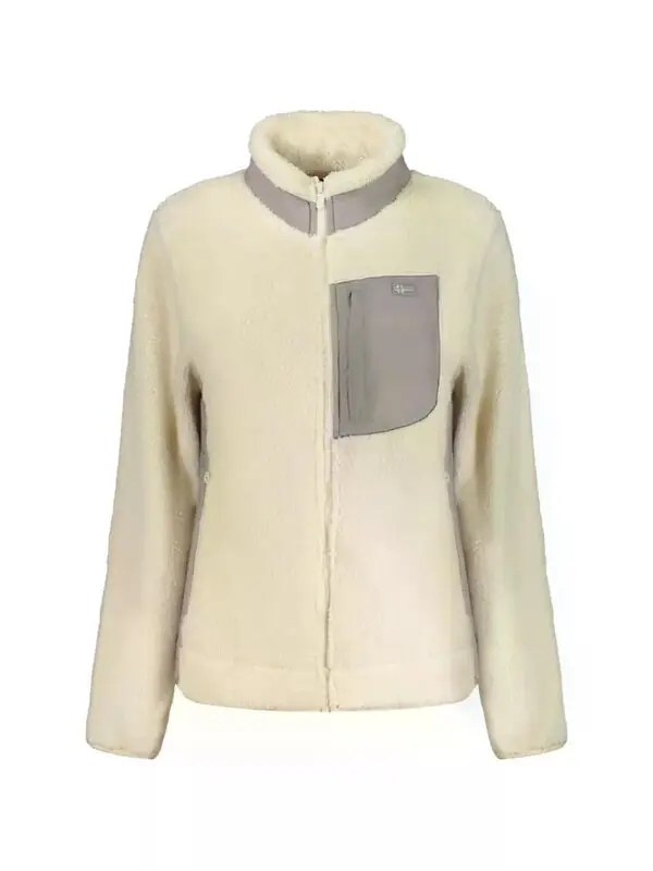 NORWEGIAN RAIN Fleece Zip-up Sweatshirt - Neutrals