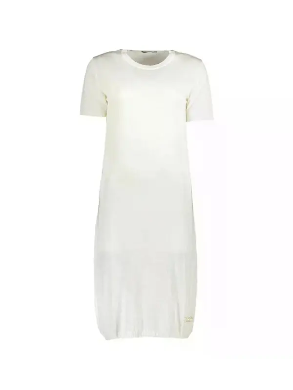 Roberto Cavalli Short-sleeve Mini Dress - White