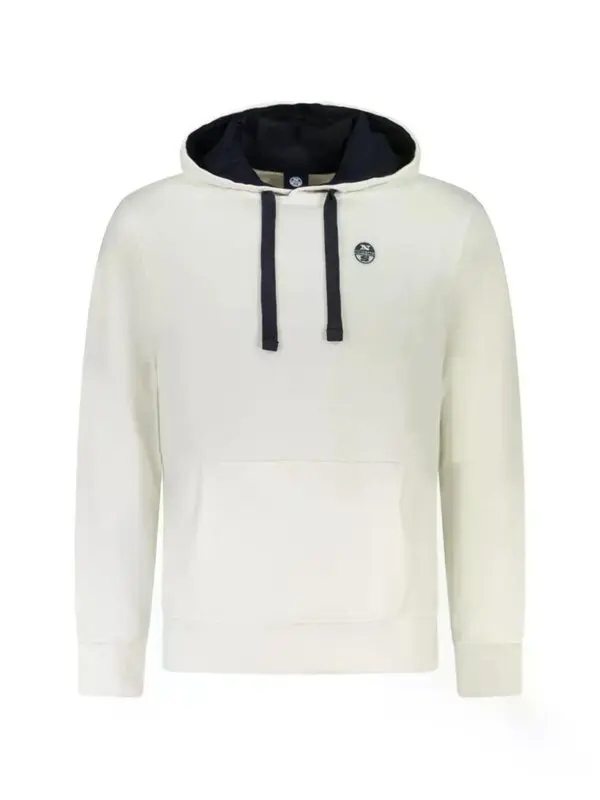 NORTH SAILS Logo-patch Drawstring Hoodie - Neutrals