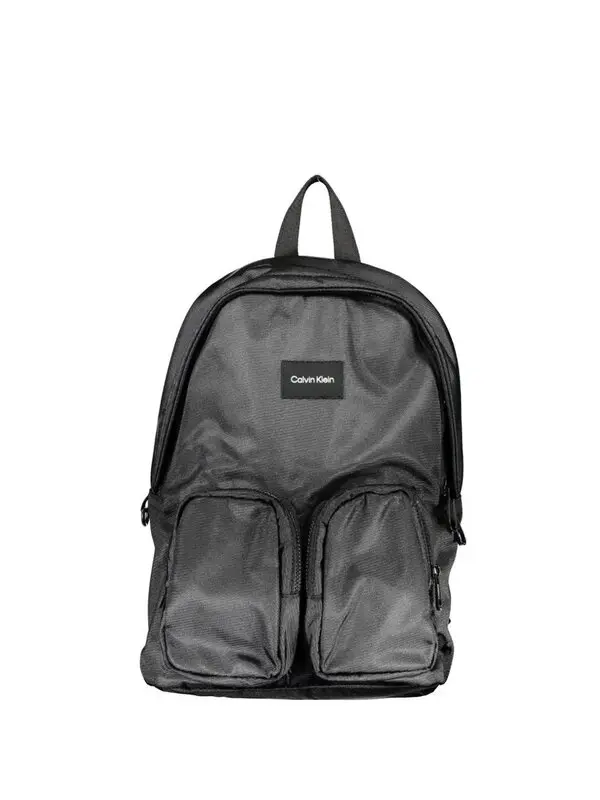 Calvin Klein Logo-patch Backpack - Black