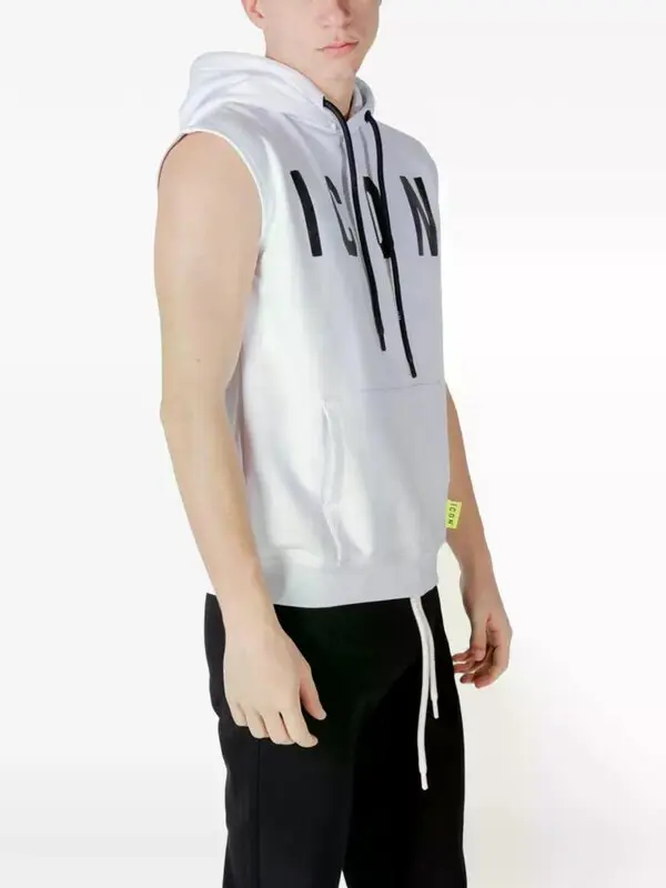 ICON BRAND Drawstring Sleeveless Hoodie