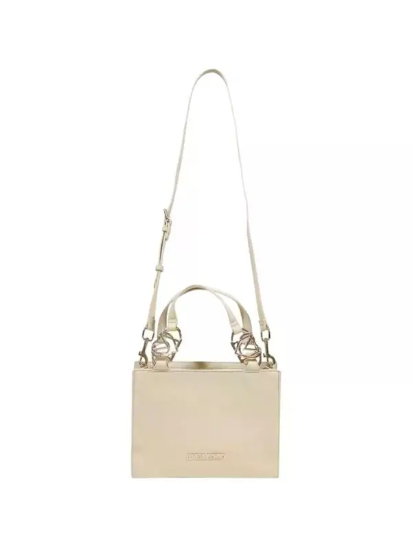 Moschino Logo-detail Handbag - Neutrals
