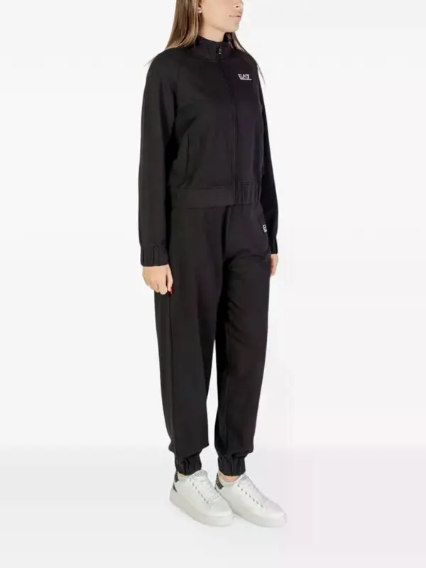EA7 Logo-detail Zip-up Tracksuit