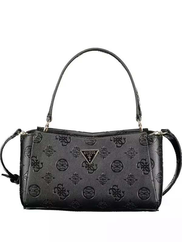 Guess Embossed Logo Tote Bag - Black
