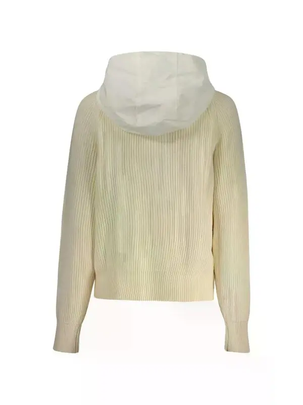 NORTH SAILS Ribbed-knit Hooded Cardigan