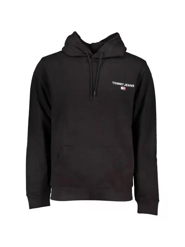 Tommy Hilfiger Logo-print Drawstring Hoodie - Black