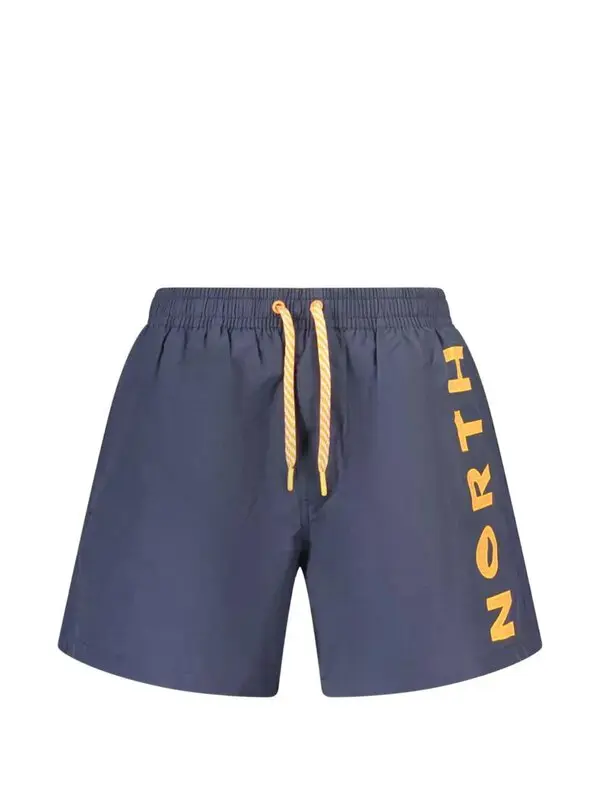 NORTH SAILS Logo-print Drawstring Swim Shorts - Blue