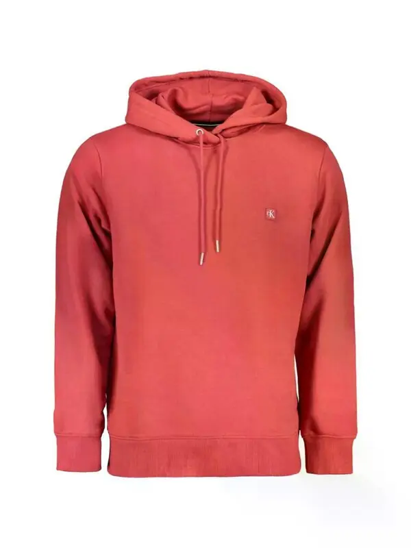 Calvin Klein Logo-patch Hoodie - Red
