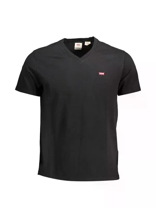 LEVI'S Logo-patch V-neck T-shirt - Black