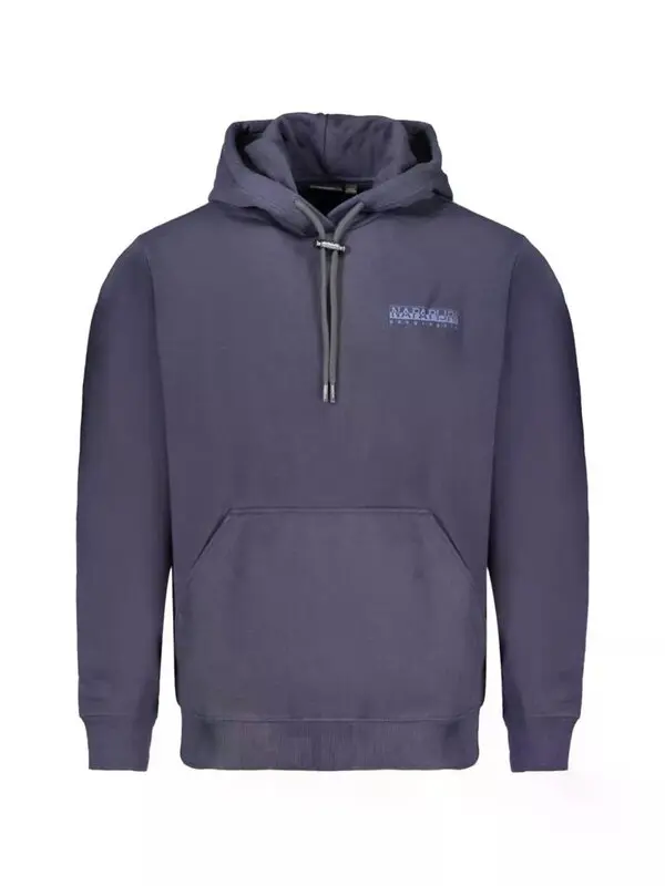 NAPAPIJRI Logo-embroidered Hoodie - Blue