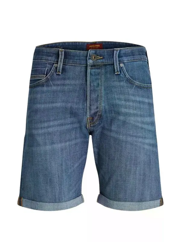 R.D.D. BY JACK JONES Cuffed-hem Denim Shorts - Blue