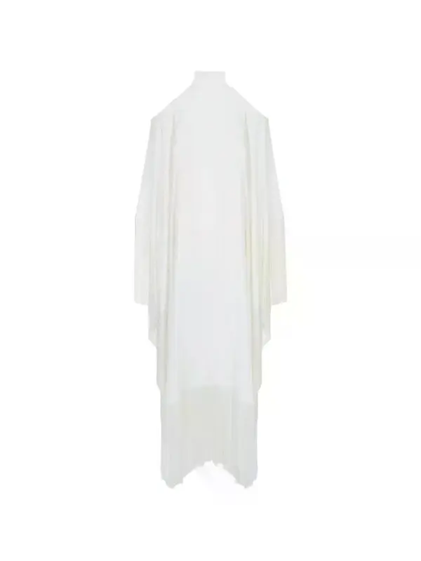 TALLER MARMO Divina Fringe-trimmed Kaftan Dress - White