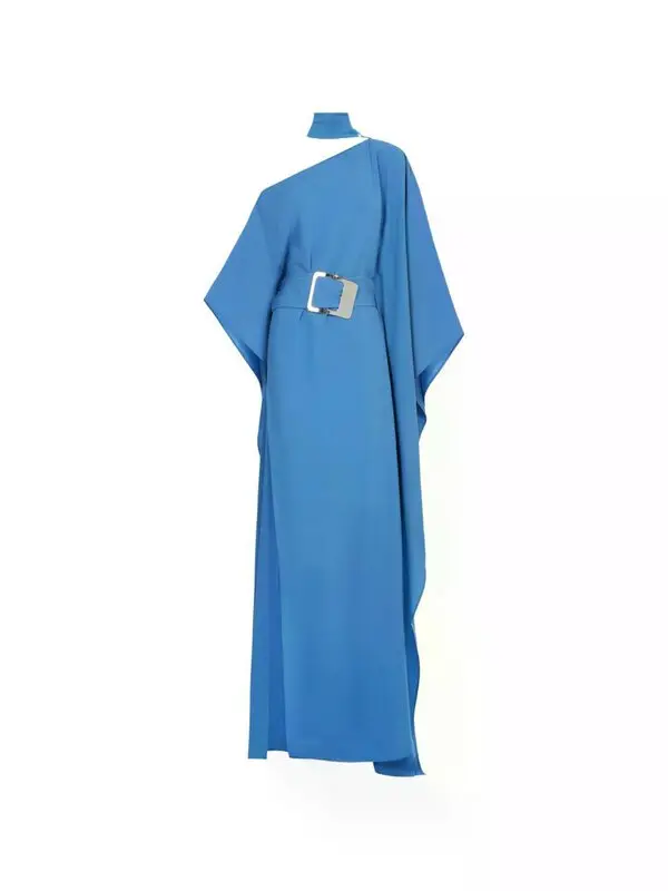 TALLER MARMO Taylor Belted Kaftan Dress - Blue