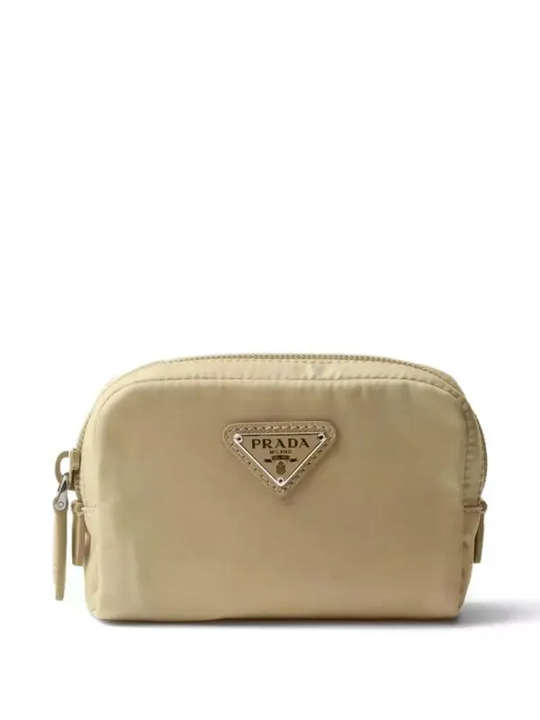 Prada Micro Re-nylon Pouch - Neutrals