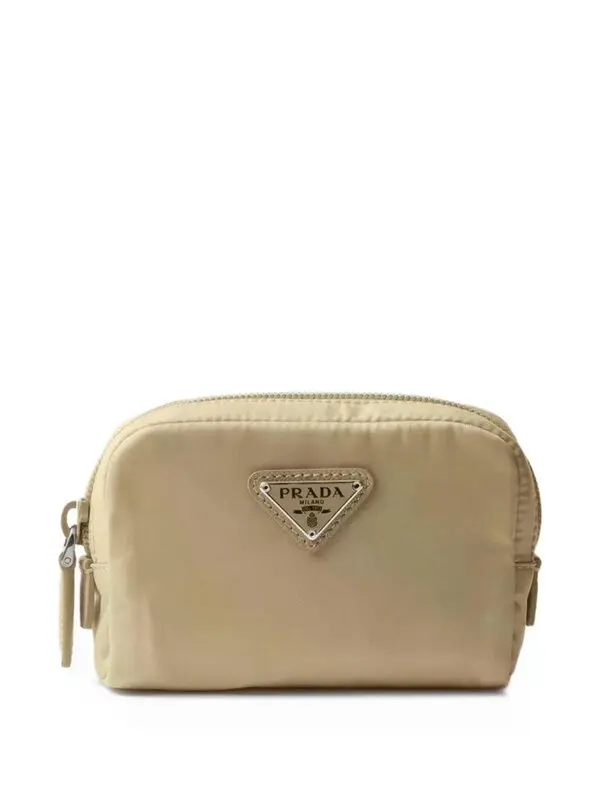 Prada Micro Re-nylon Pouch - Neutrals