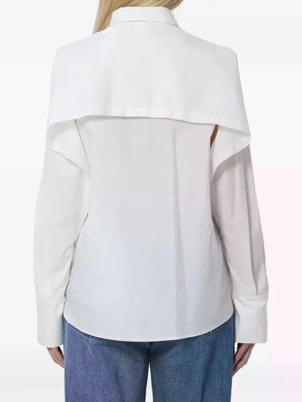Federica Tosi Open-sleeve Shirt - White