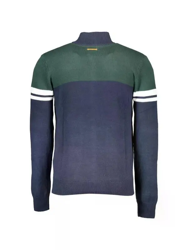 GIAN MARCO VENTURI VINTAGE Striped-detail Sweatshirt