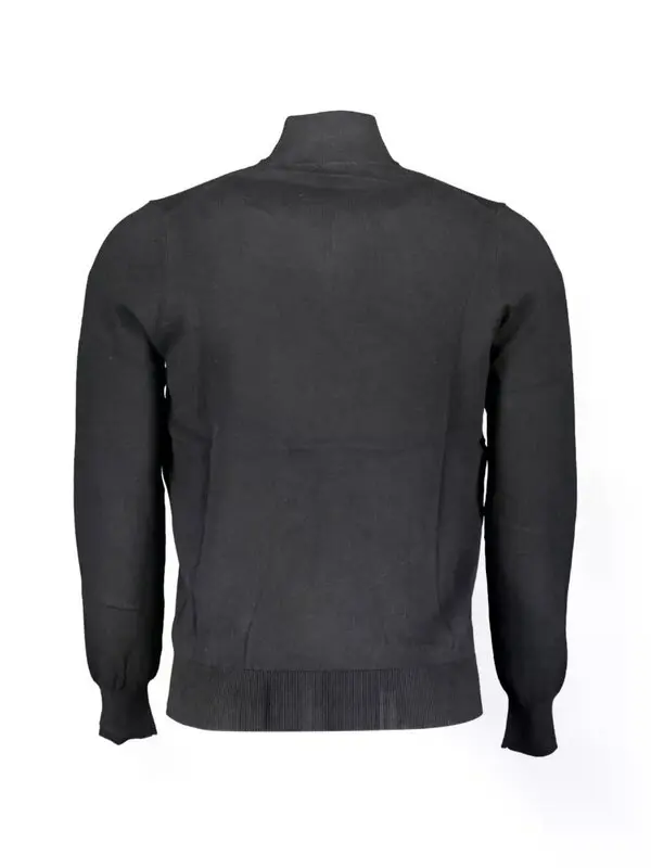 NORTH SAILS Half-zip Mock-neck Sweater - Black