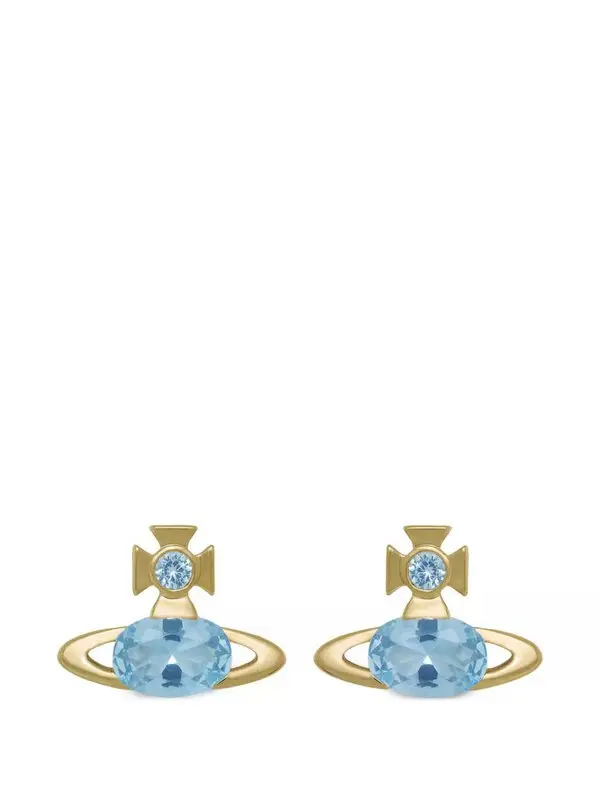 VIVIENNE WESTWOOD Crystal-embellished Earrings - Gold