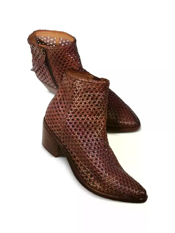 ZOLFO Woven Leather Boots