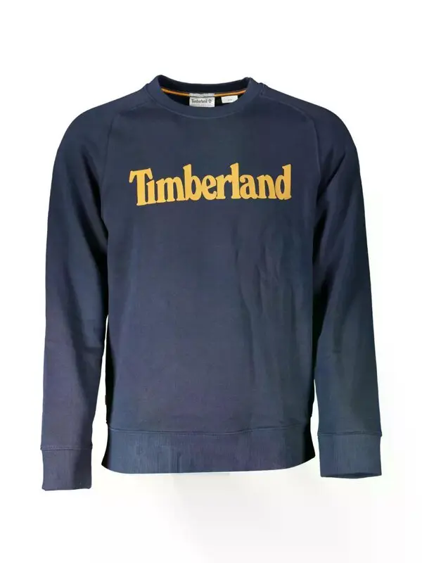 Timberland Logo-print Raglan-sleeve Sweatshirt - Blue