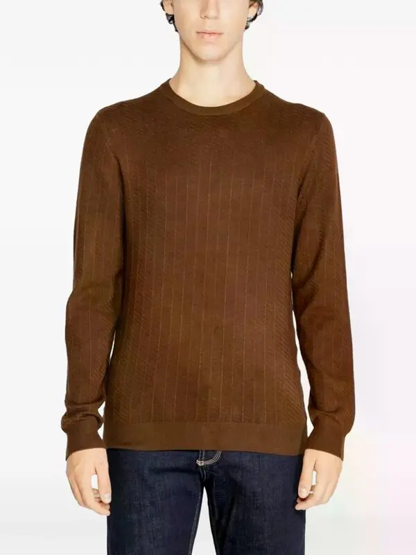 ANTONY MORATO Ribbed Knit Sweater - Brown