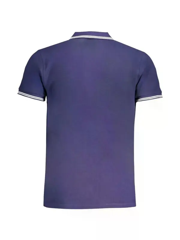 Roberto Cavalli Logo-embroidered Striped-trim Polo Shirt