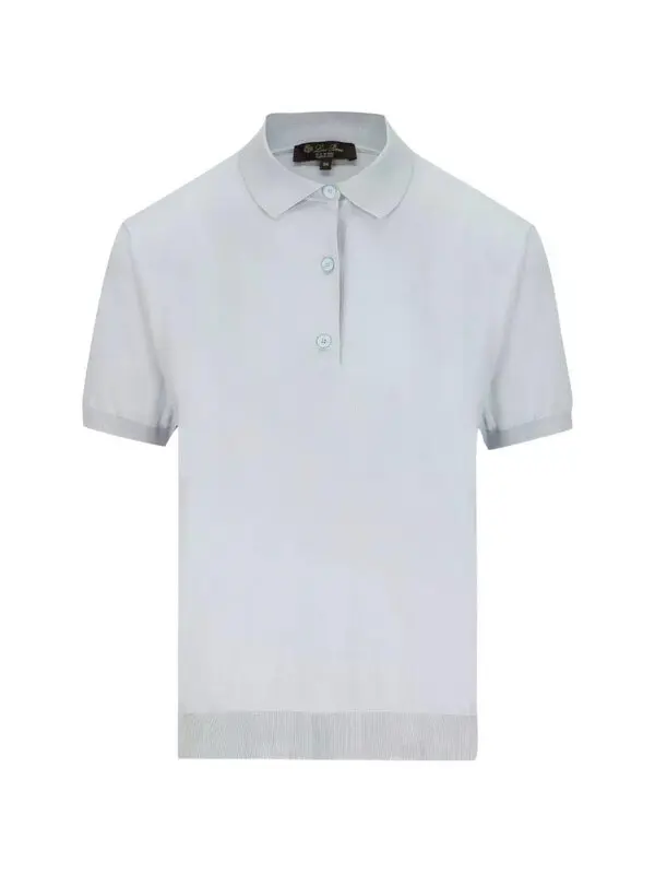 Loro Piana Short-sleeved Polo Shirt - Blue